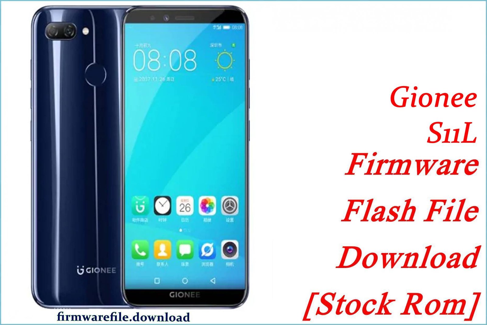 Gionee S11L Firmware Flash File Download [Stock Rom]